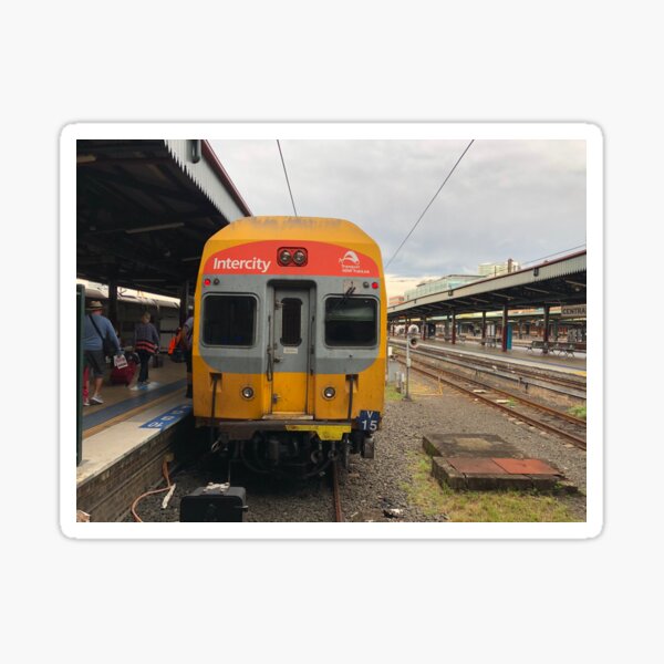 "NSW TrainLink InterCity V Set at Central Station" Sticker for Sale by ...