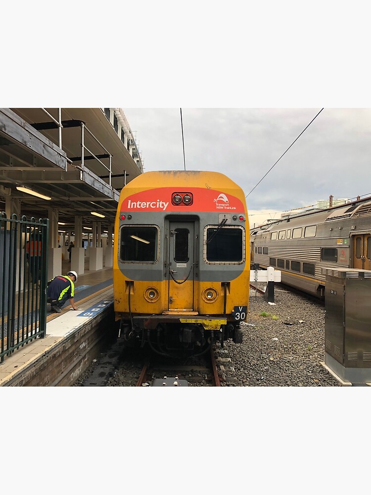 "NSW TrainLink InterCity V Set at Central Station" Poster for Sale by ...