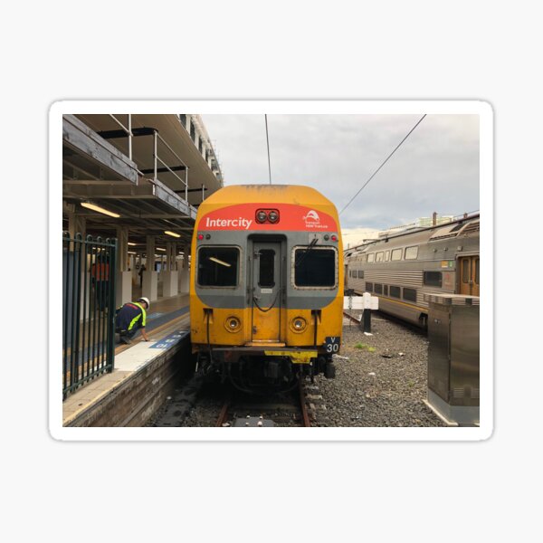 "NSW TrainLink InterCity V Set at Central Station" Sticker for Sale by ...