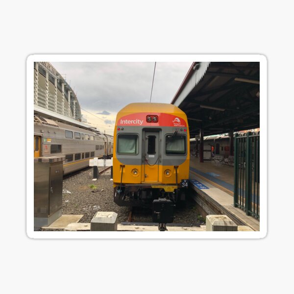 "NSW TrainLink InterCity V Set at Central Station" Sticker for Sale by ...