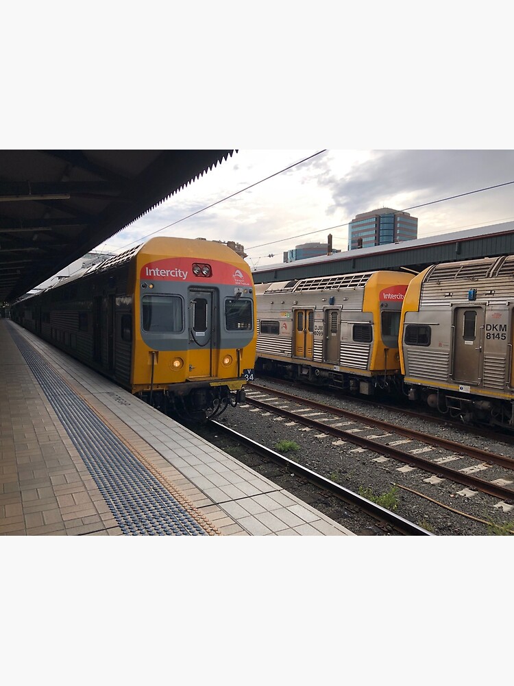 "NSW TrainLink InterCity V Set at Central Station" Poster by ...