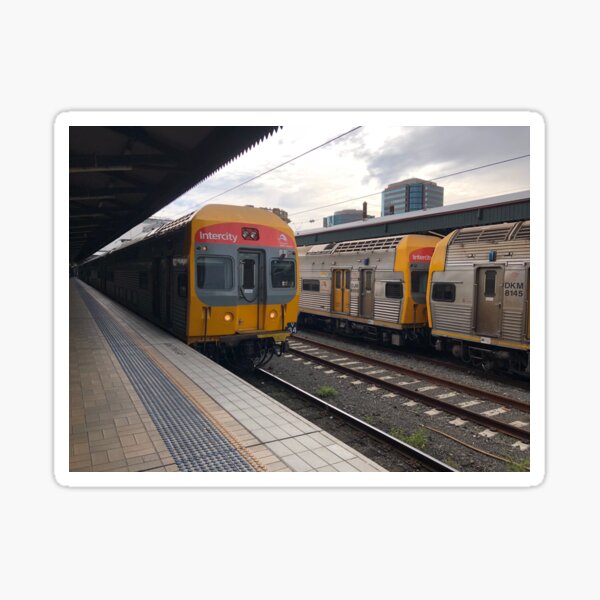 "NSW TrainLink InterCity V Set at Central Station" Sticker for Sale by ...
