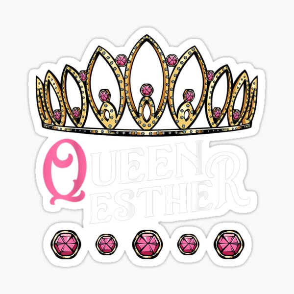 "Queen Esther Jewish Purim Costume Humorous Holiday Carnival " Sticker ...