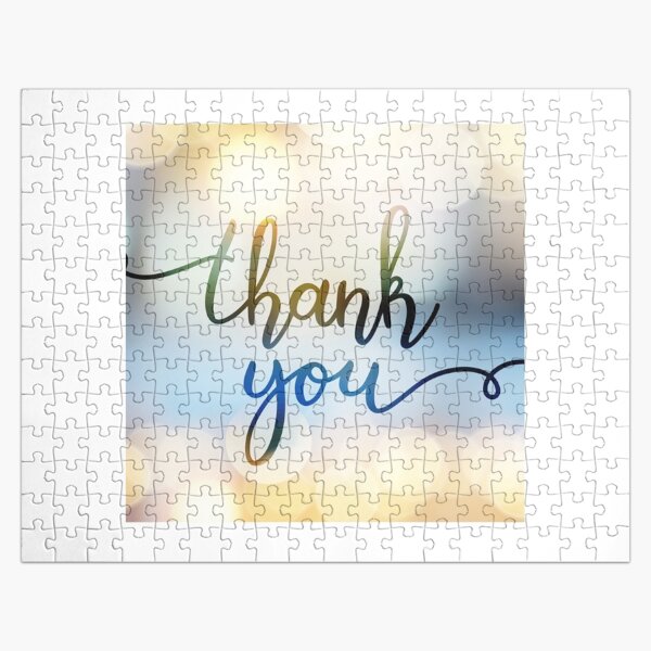Thank You Support Jigsaw Puzzles | Redbubble