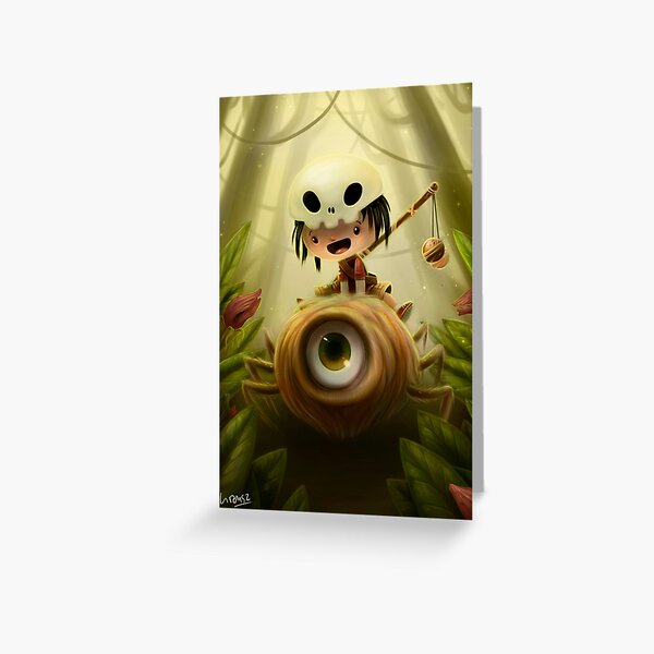 "Cyclops Spider" Greeting Card by Liransz | Redbubble