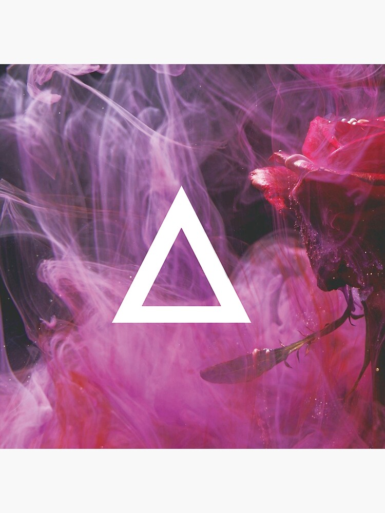 "rose Triangle" Sticker by jproject | Redbubble