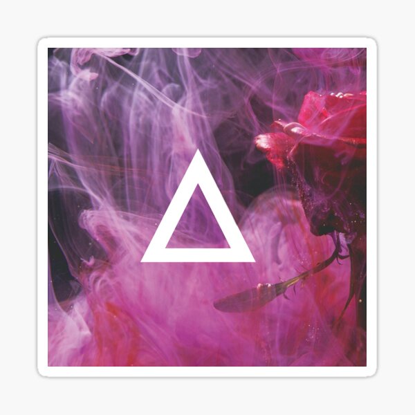 "rose Triangle" Sticker by jproject | Redbubble