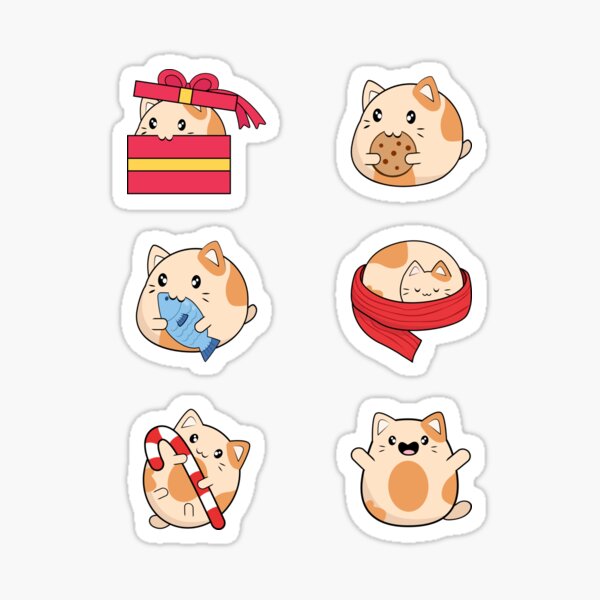 "Cute cats sticker pack, Love you sticker, Cute cat, Valentines day ...