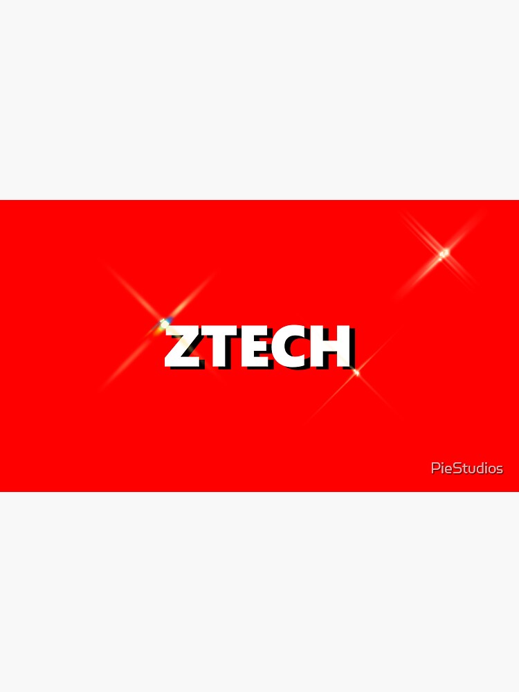 "ZTECH Full Logo" Sticker for Sale by PieStudios | Redbubble