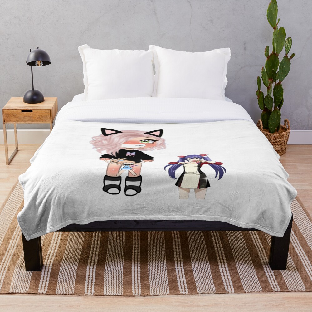 "Gacha Life Girl with Cute GLMM Gacha life series" Throw Blanket for ...