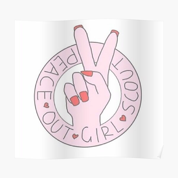 "Peace Out Girl Scout" Poster by meganbxiley | Redbubble