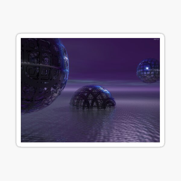 "Mysterious Orbs" Sticker by perkinsdesigns | Redbubble