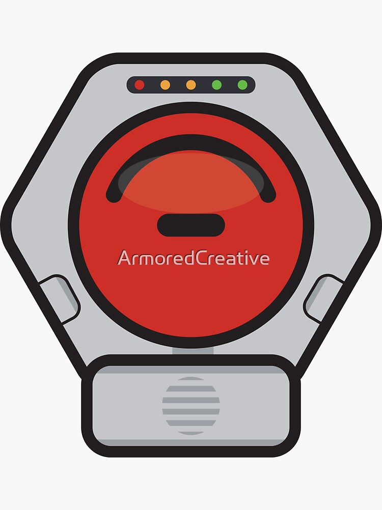 "Lazer Tag Target" Sticker by ArmoredCreative | Redbubble