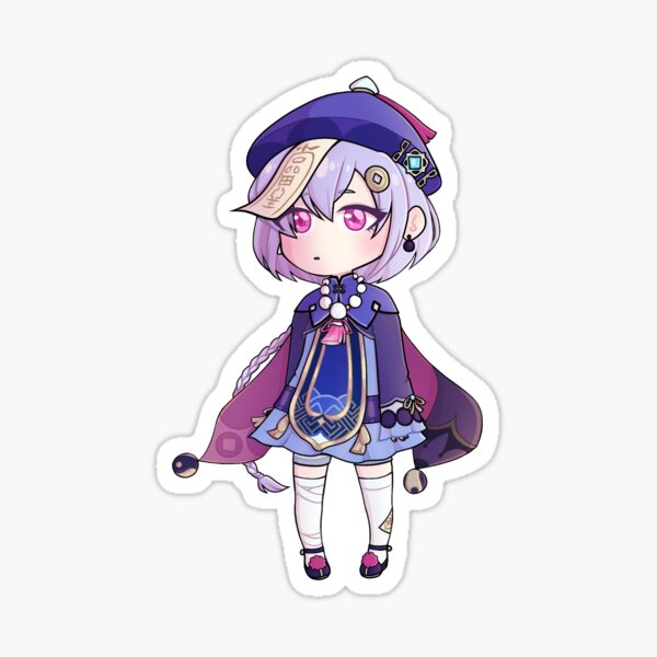 "Qiqi - Genshin Impact" Sticker for Sale by MysteriousDane | Redbubble