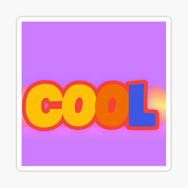 "Cool Logo " Sticker for Sale by amitkumardubey1 | Redbubble