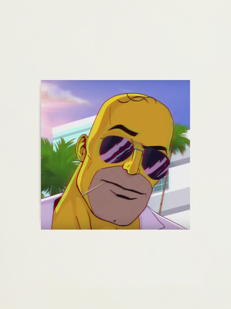 "Based Chad Homer" Photographic Print for Sale by GranPasso | Redbubble