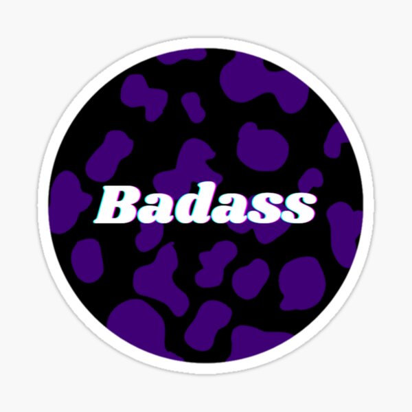 "Purple cow" Sticker by Hoetoons | Redbubble