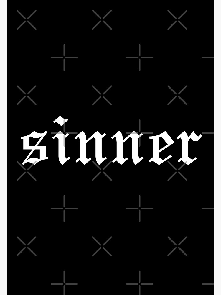"Sinner - cool motorcycle helmet design" Poster for Sale by yoshra ...