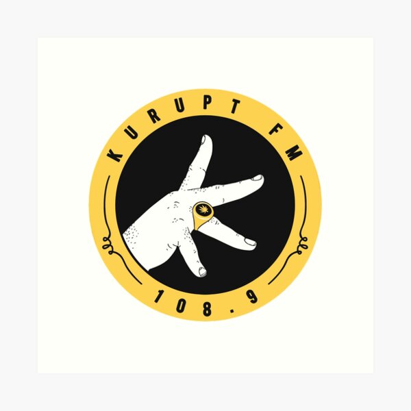 "Kurupt FM 108.9 Original Logo" Art Print for Sale by JFKDesign | Redbubble