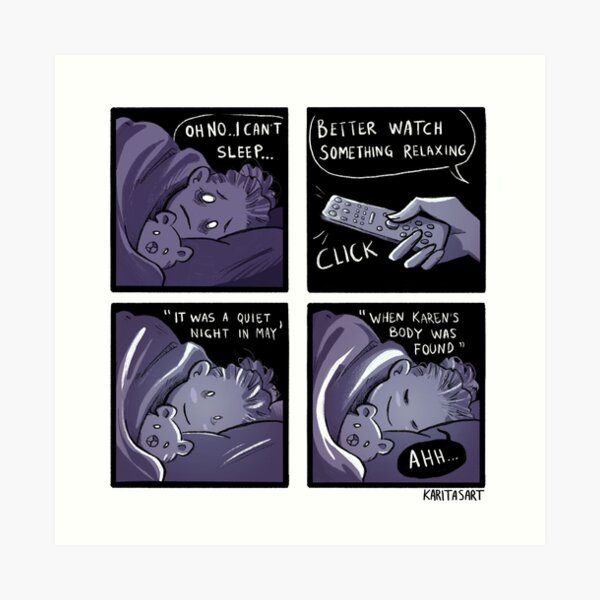 "True Crime Comic - KaritasArt" Art Print for Sale by karitasart ...