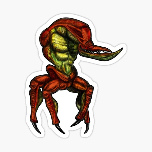 "Oddworld: Scrab (Digital Drawing)" Sticker for Sale by josiebedford ...