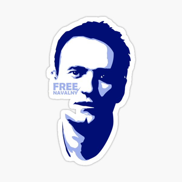 "Free Alexei Navalny" Sticker for Sale by Kto-To | Redbubble