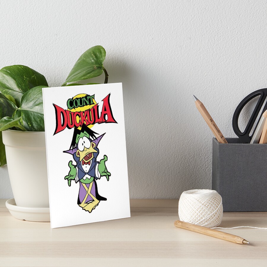 "Count Duckula Sticker and Prints" Art Board Print for Sale by Ayush ...