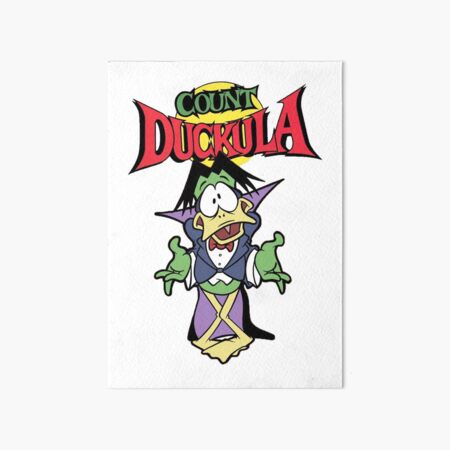 "Count Duckula Sticker and Prints" Art Board Print for Sale by Ayush ...