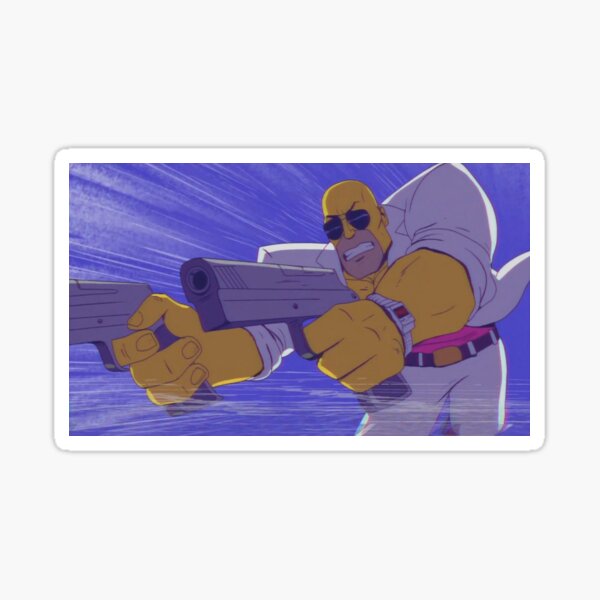 "Based Chad Homer Vice City" Sticker for Sale by GranPasso | Redbubble