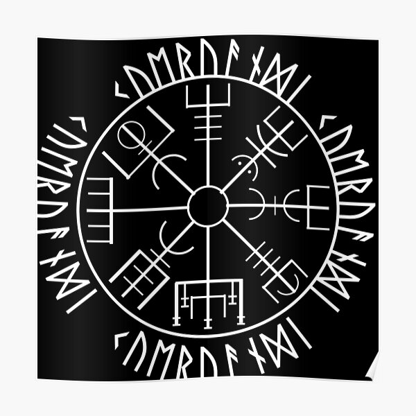 Póster «Kvervandi Viking Norse Wheel of the Year» de Neanean | Redbubble