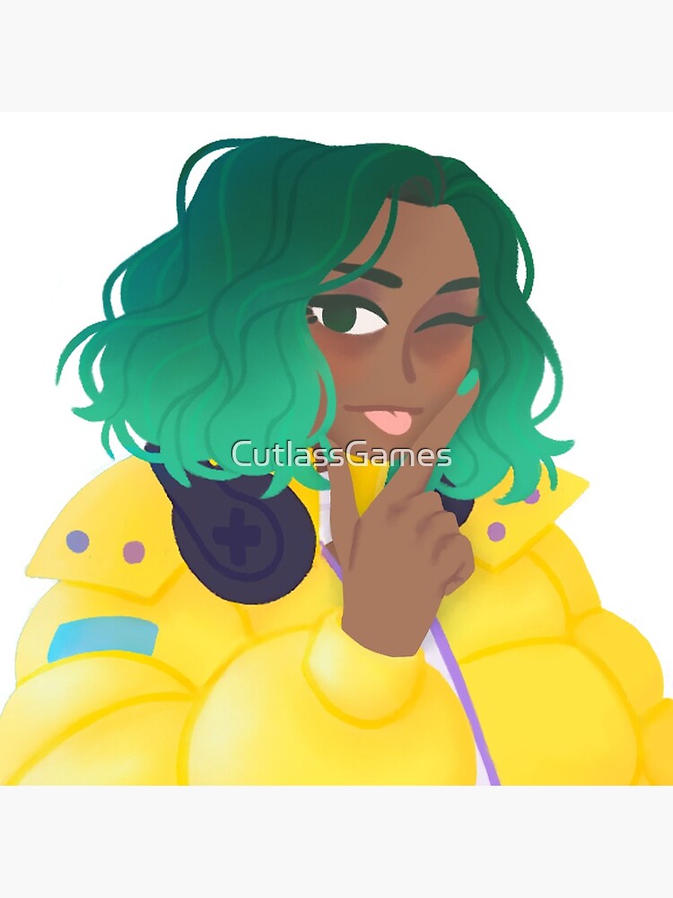 "Maya taking a goofy selfie" Art Print by CutlassGames | Redbubble