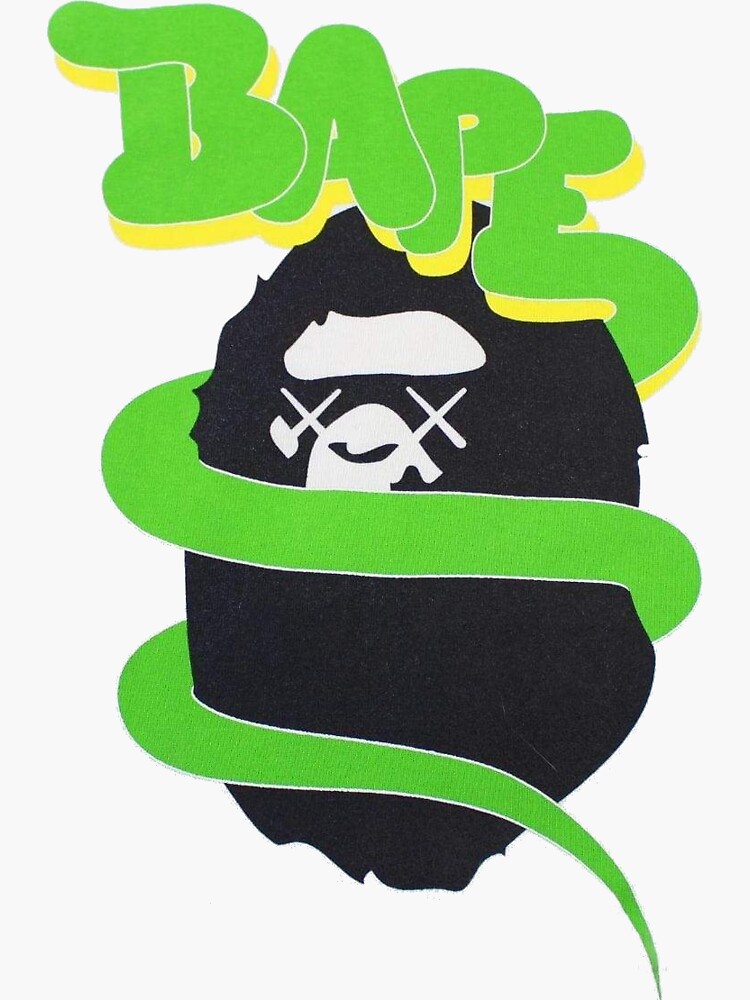 "Cool Bape Sticker" Sticker for Sale by HFXGoods | Redbubble