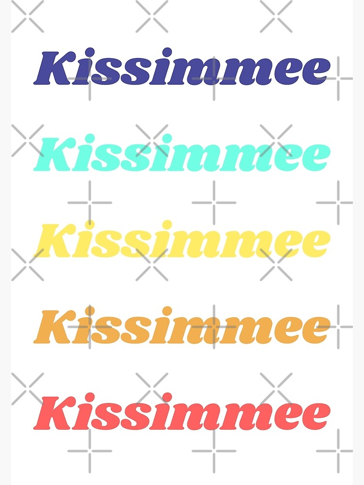 "Kissimmee Florida Pastel Pack" Poster for Sale by Taumaturgo | Redbubble