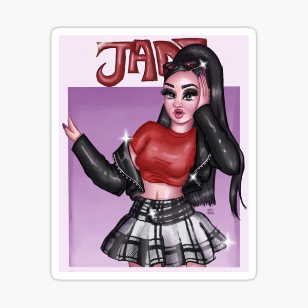 "Bratz Jade" Sticker for Sale by Cheledraws | Redbubble