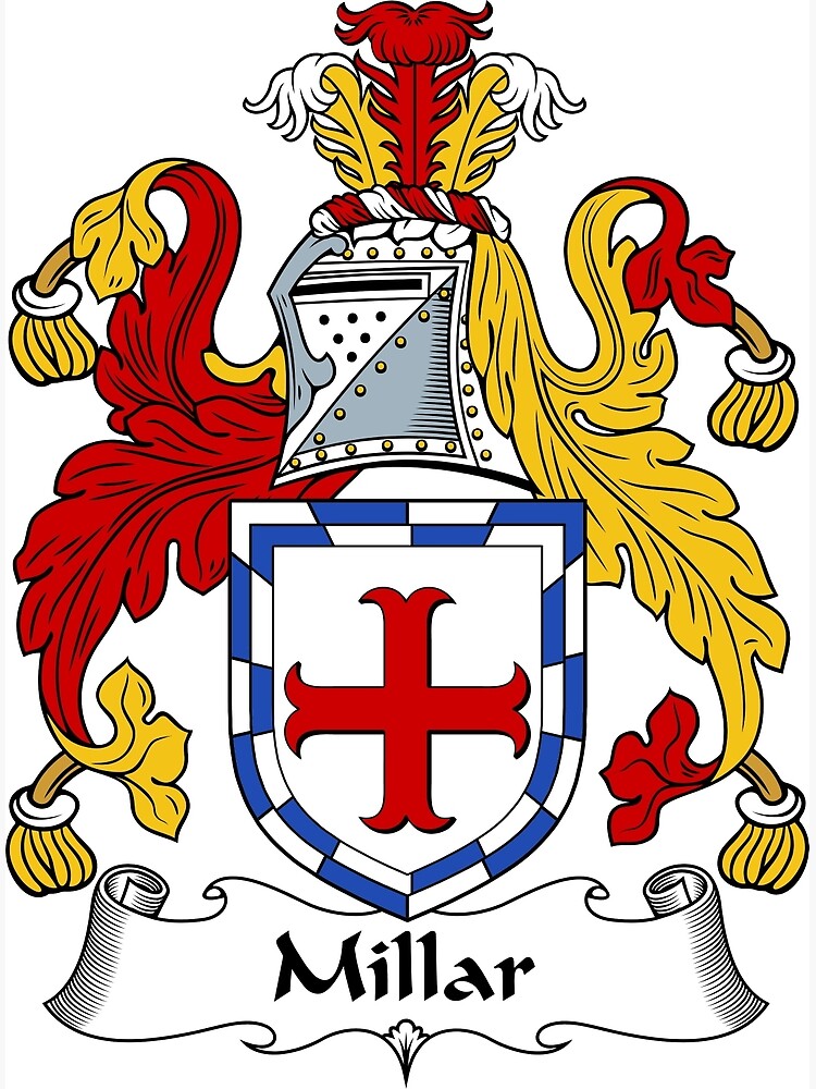 "Millar Coat of Arms / Millar Family Crest" Photographic Print for Sale ...