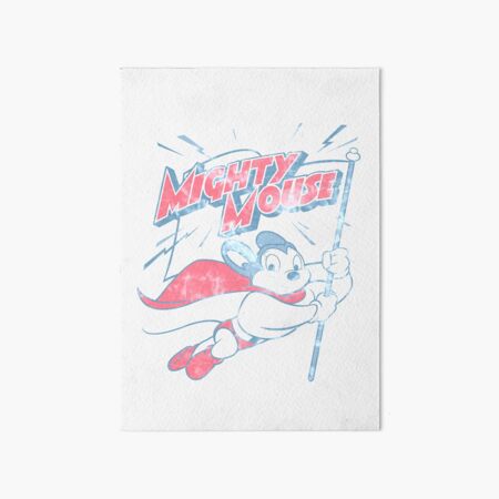 "Mighty Mouse " Art Board Print by nostalgic-stuff | Redbubble