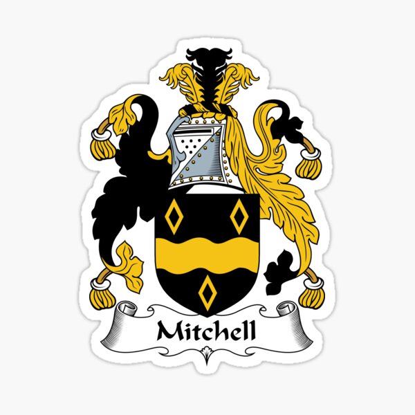 "Mitchell Coat of Arms / Mitchell Family Crest" Sticker for Sale by ...