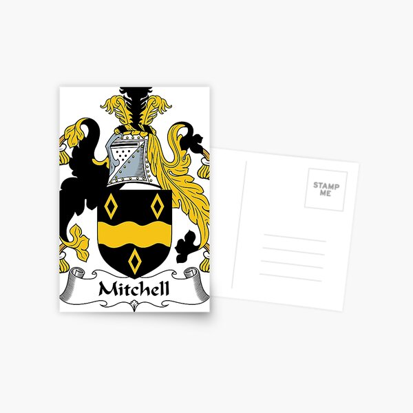 "Mitchell Coat of Arms / Mitchell Family Crest" Postcard for Sale by ...