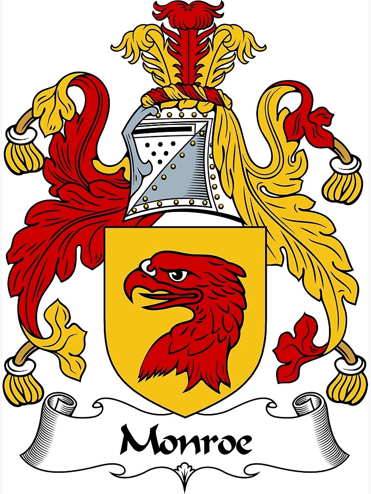 "Monroe Coat of Arms / Monroe Family Crest" Postcard for Sale by ...
