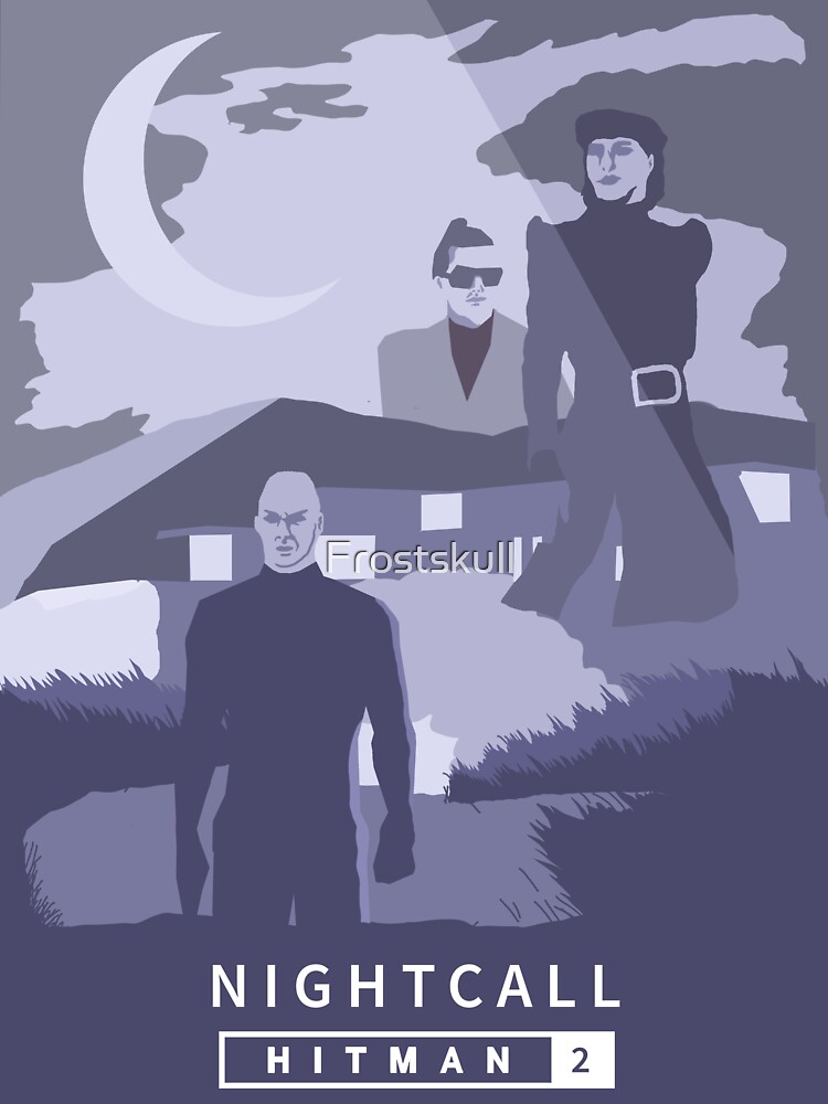 "Nightcall Fullart" Sticker by Frostskull | Redbubble