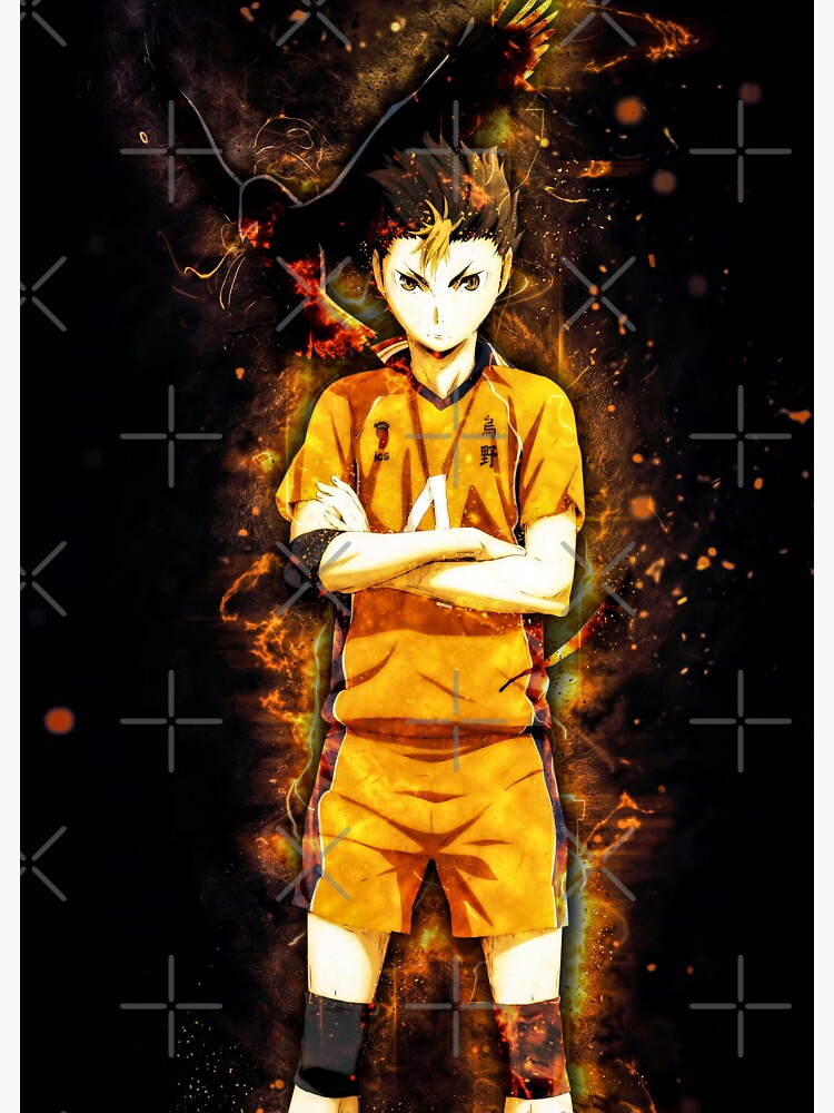 Haikyuu Nishinoya Yuu Sticker For Sale By Spacefoxart Redbubble