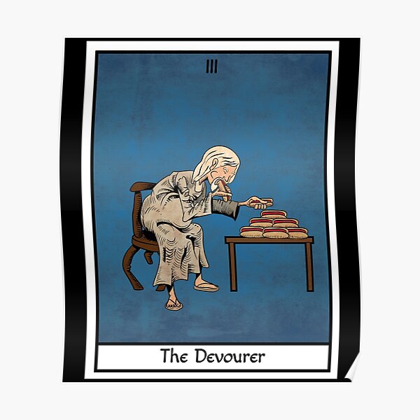 "The Devourer" Poster for Sale by Grapikaaa | Redbubble