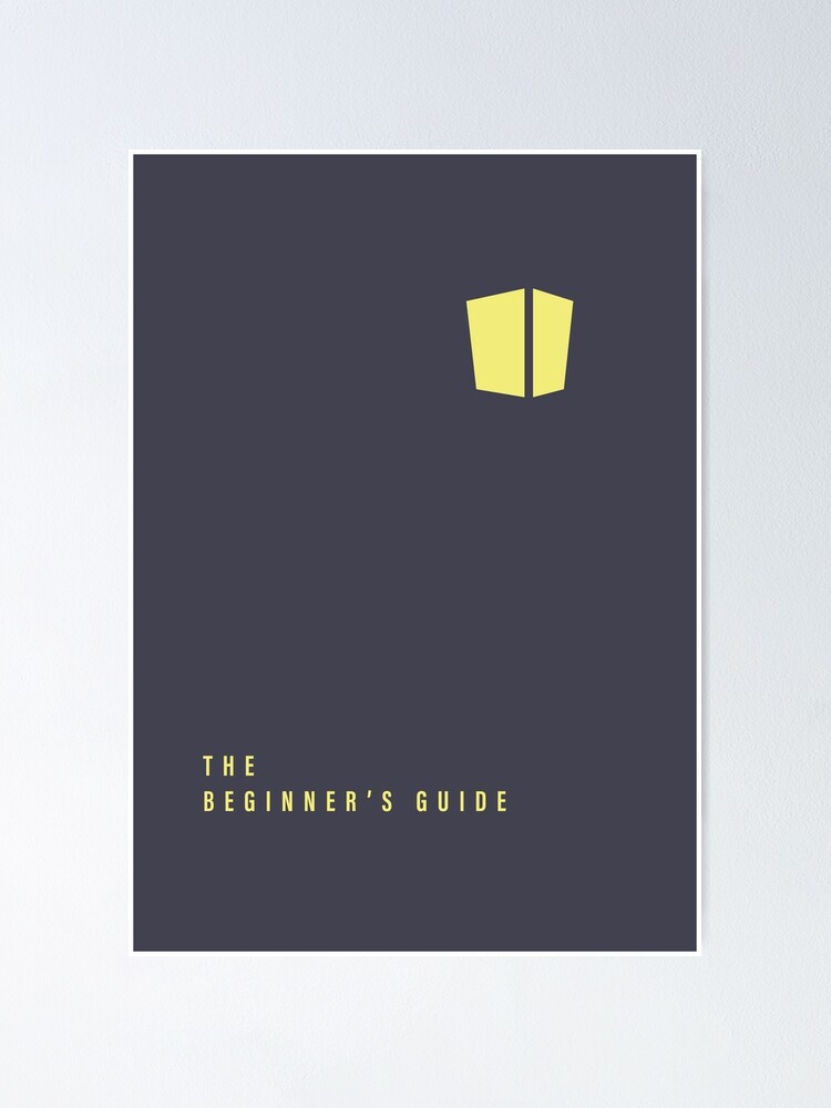 "The Beginner's Guide - Minimalist Video Game Poster Design" Poster for ...