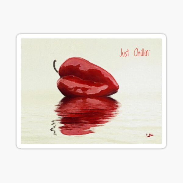 "Just Chillin’" Sticker by FotoMaxine | Redbubble