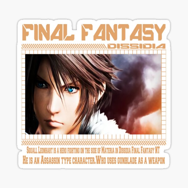 Final Fantasy Xiv Squall Leonhart Sticker For Sale By Votrevpx