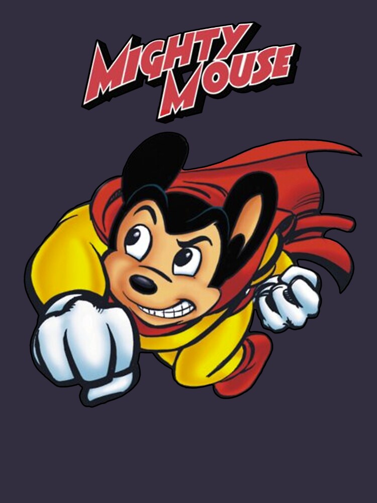 "Mighty Mouse " T-shirt for Sale by nostalgic-stuff | Redbubble ...