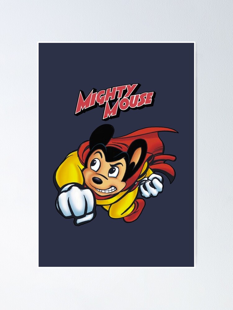 Póster «Ratón poderoso» de nostalgic-stuff | Redbubble