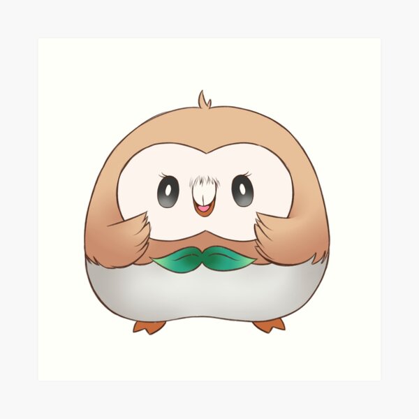 Pokemon Rowlett Art Prints | Redbubble