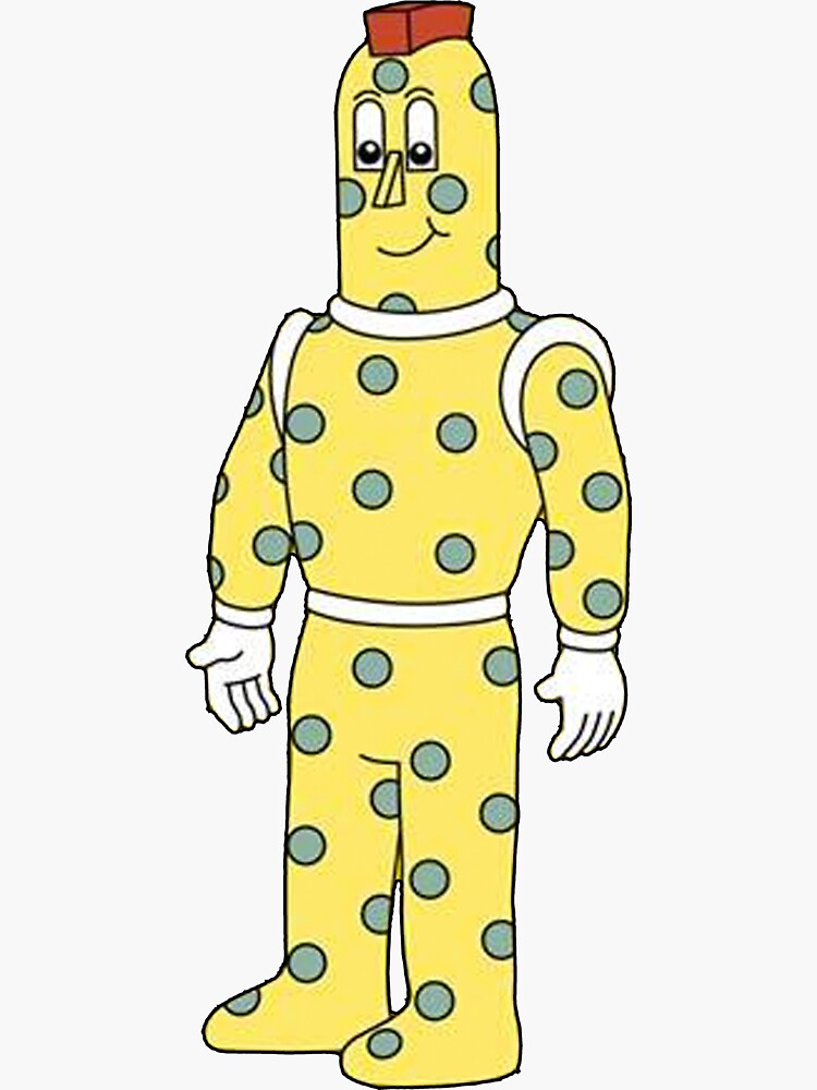 "Spotty Super Ted Superted" Sticker by nostalgic-stuff | Redbubble