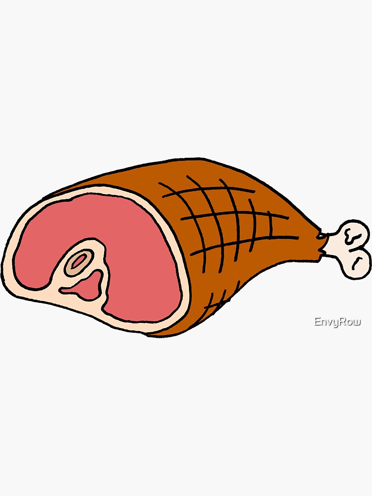 "Ham" Sticker for Sale by EnvyRow | Redbubble